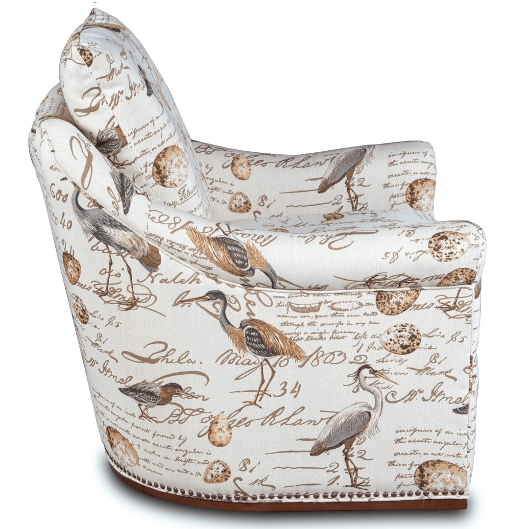 Birdscript/Birdsong Seamist Swivel Chair - Sunset Trading