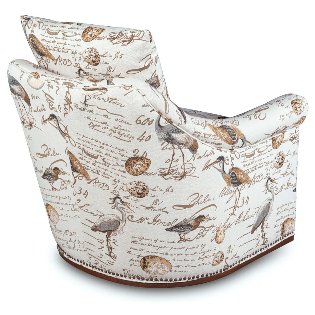 Birdscript/Birdsong Seamist Swivel Chair - Sunset Trading