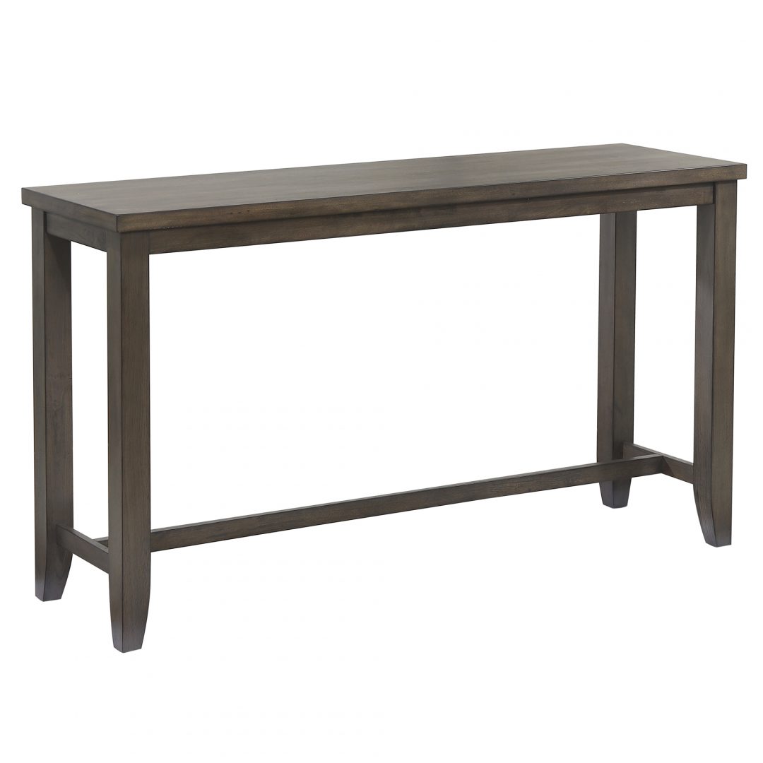 Shades of Gray Narrow Counter Height Table & 3 Stools - Sunset Trading