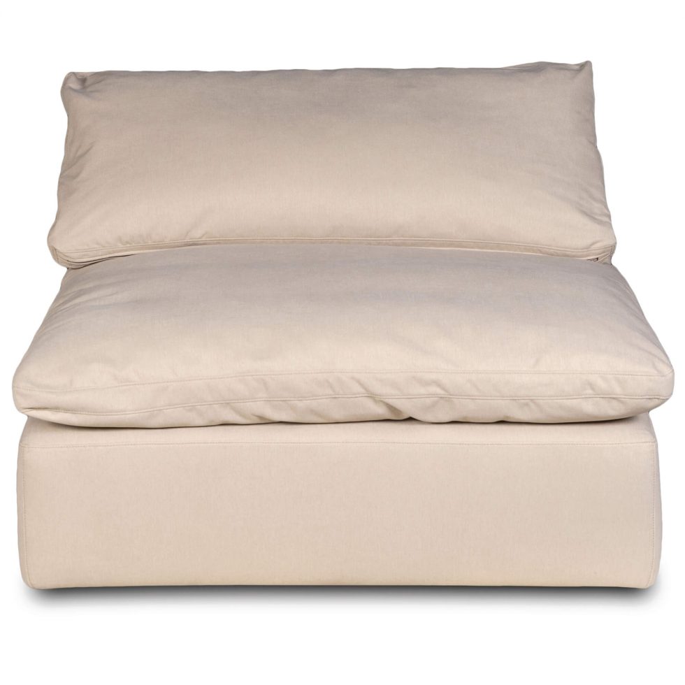 Puff Slipcovered Armless Chair Modular Sofa Sectional – Color 391084 ...